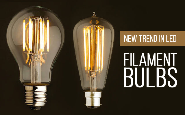 New Trend in LED: Filament Bulbs | LED, Light Bulbs
