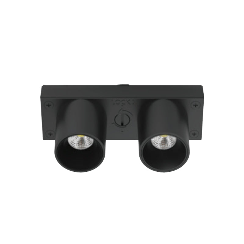 Eurofase 36377 Construct 4" LED 24V Track System Dual Baffle — LBC Lighting