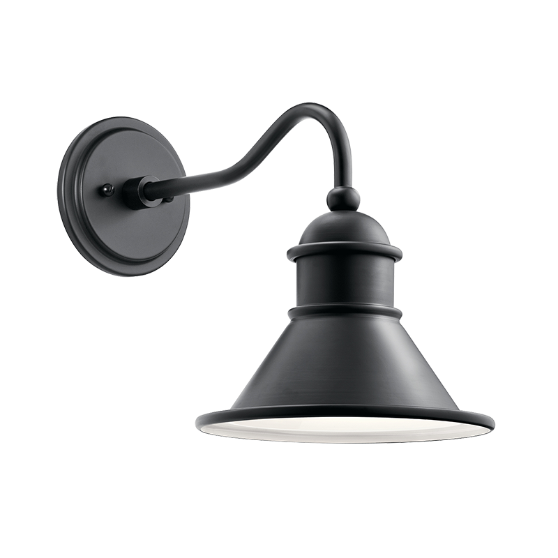 Kichler 49775 Northland 1-lt 10" Outdoor Wall Light | 49775BK | Kichler ...