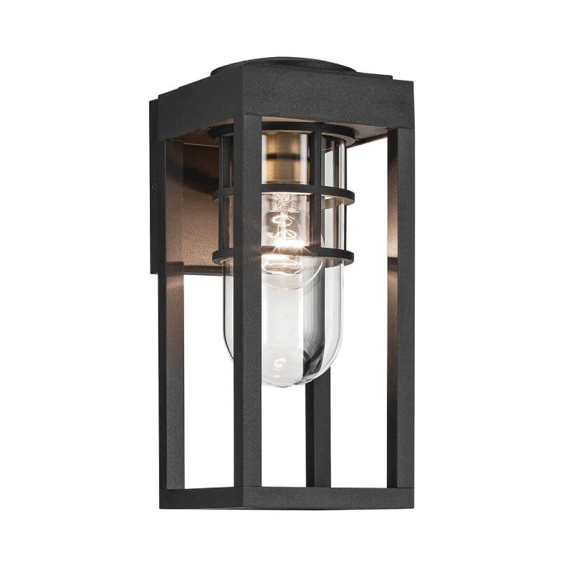 Kichler 59137 Hone 1-lt 13" Tall Outdoor Wall Light | 59137BKT ...