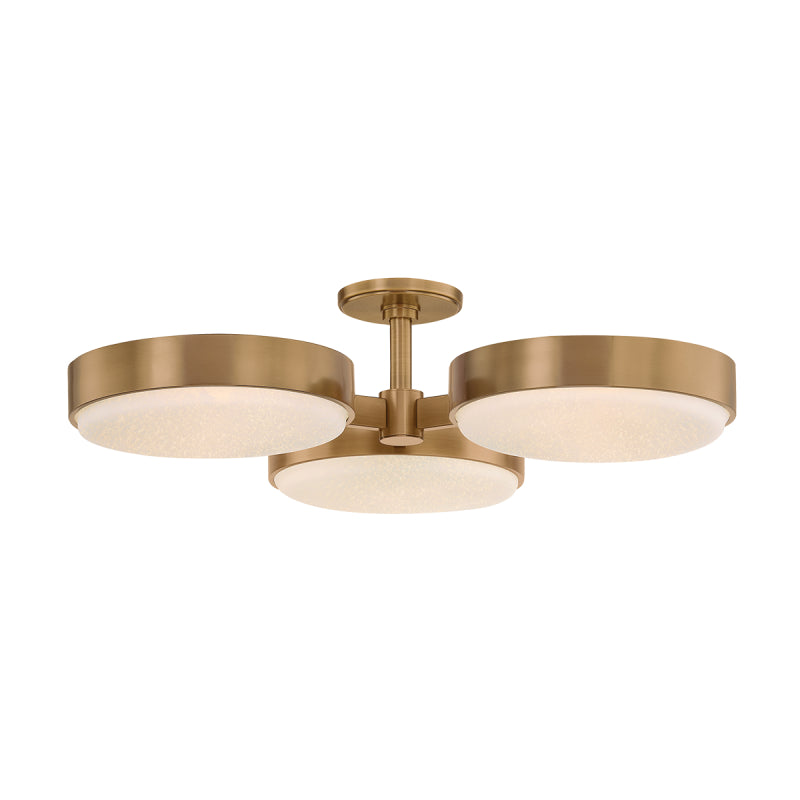 Troy C1330 Rory 3-lt 30" Semi Flush Mount — LBC Lighting