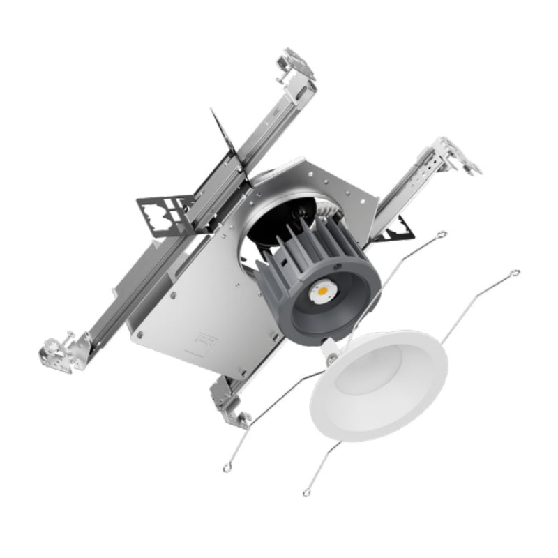 DMF C Series 4" LED Round New Construction Downlight, 1000/1500/2000lm ...