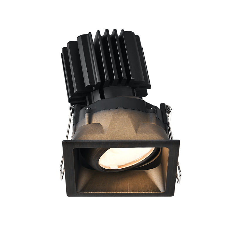 Lotus L3G-SRT 3" Tangra LED Gimbal Square Recessed Thin Trim, 4CCT+Dim ...