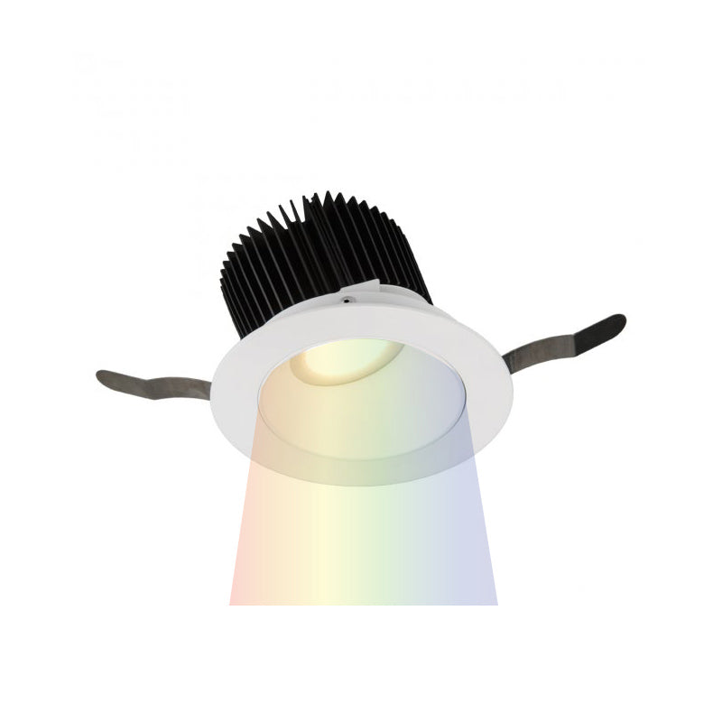 WAC R3ARWT-CC Aether 3.5" Round LED Color Changing Wall Wash Trim w ...