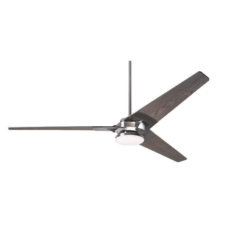 Modern Fan Torsion 62" Ceiling Fan with LED Light Kit, 20W | TOR-BN-62 ...