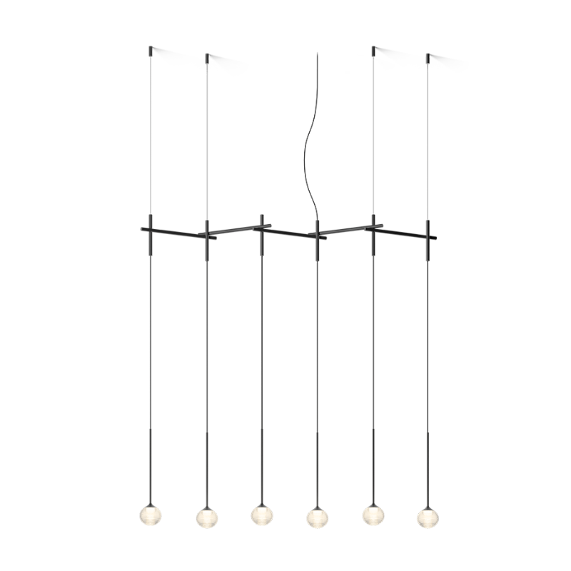 Vibia 0830 Algorithm 6-lt 49" LED Multi-Light Pendant | 0830-18/12 ...