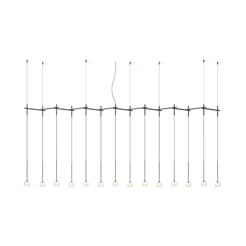 Vibia 0840 Algorithm 14-lt 121" LED Multi-Light Pendant | 0840-18/12 ...