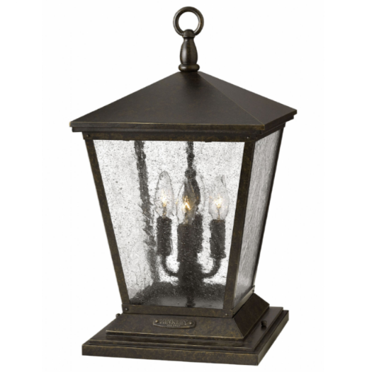 Hinkley 1437 Trellis 4-lt 20" Tall LED Outdoor Post Light | 1437RB ...