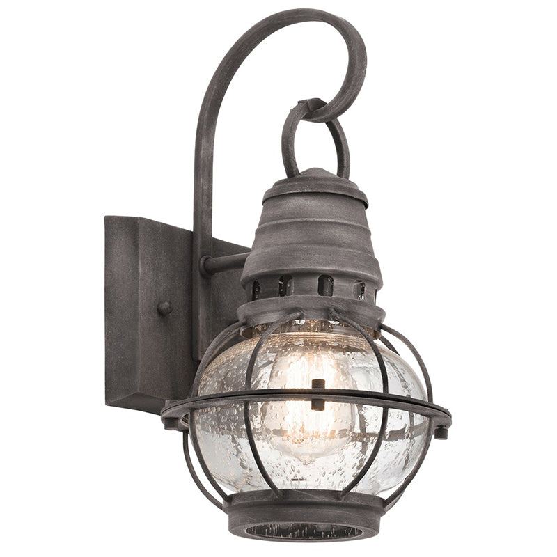 Kichler 49627 Bridge Point 1-lt 13" Tall Outdoor Wall Light | 49627WZC ...