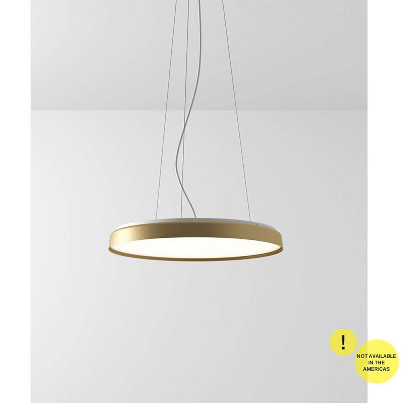 Luceplan D81P Compendium Plate 22" LED Flush Mount — LBC Lighting