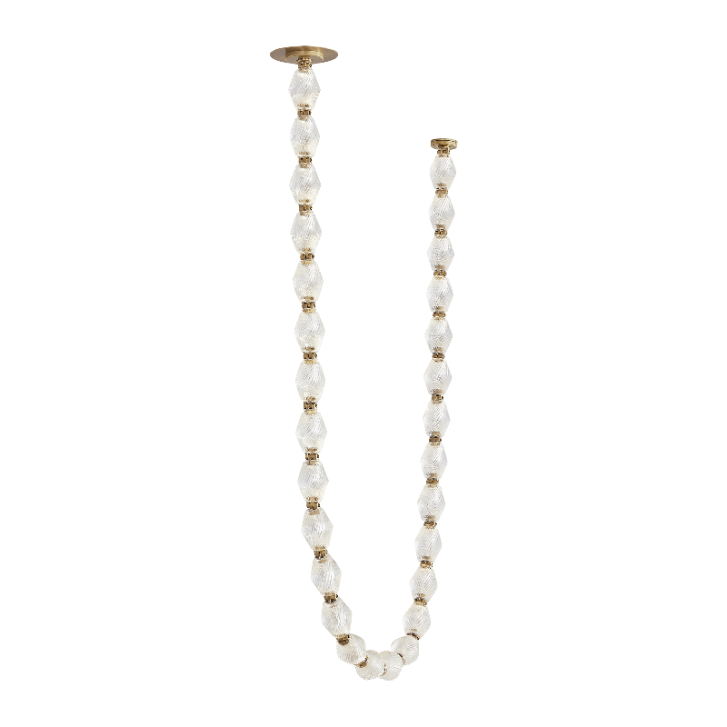 Visual Comfort 700CLR84 Collier 84 LED Chandelier with Remote Mount ...